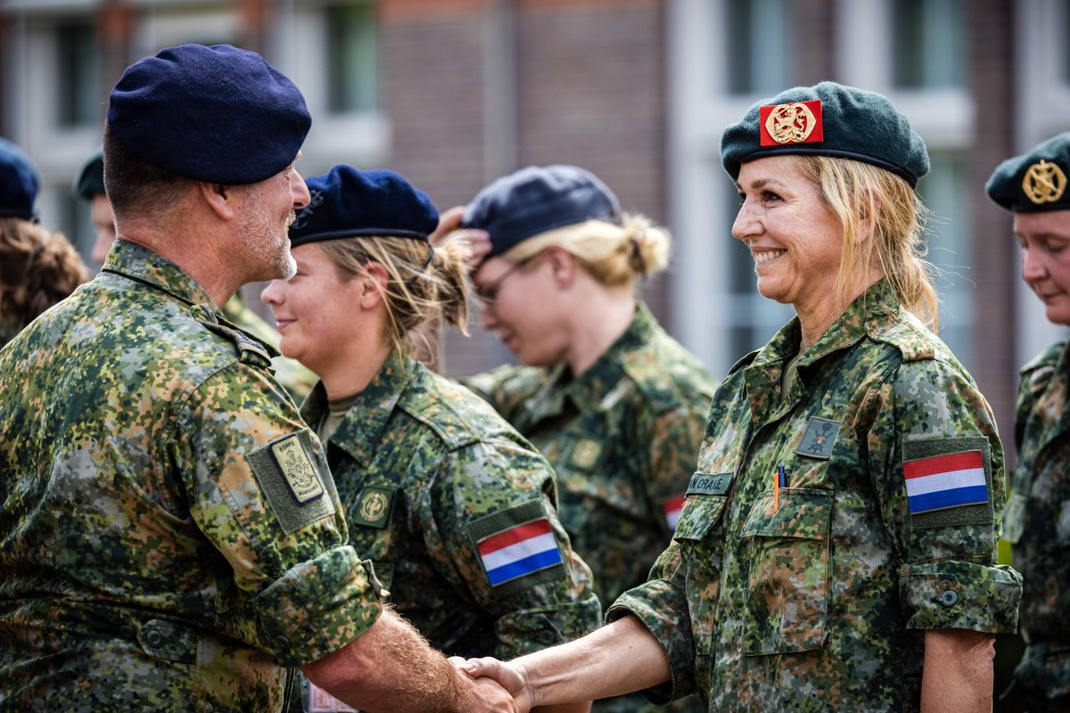 Princess Amalia gets emotional as Queen Máxima completes major military ...