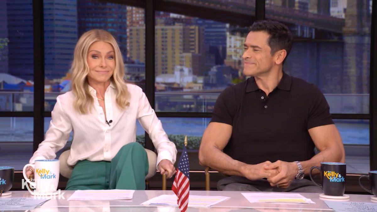Kelly Ripa admits she's been 'hiding' David Beckham's honey from Mark ...