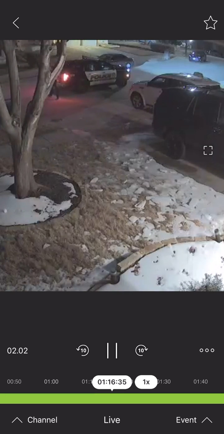 A playful check-in after a parking violation