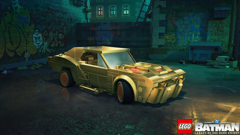 LEGO Batman legacy of the dark knight Batmobile sets unlock in-game content