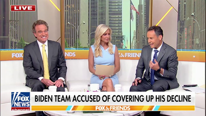 Kilmeade begs viewers to stop being mean to Trump, 79, for dozing off