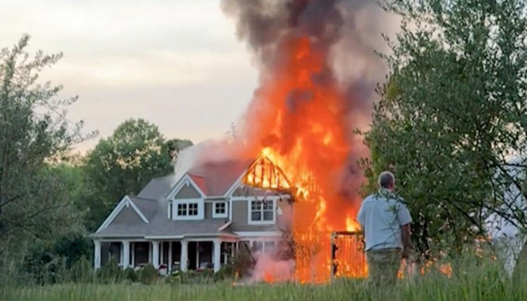 Former TV anchor’s home reduced to ashes in overnight fire
