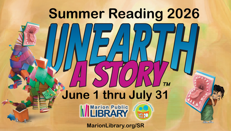 Marion Public Library turns summer reading into a dinosaur adventure
