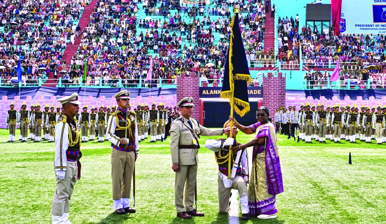 Sikkim Police awarded President's Police Colour