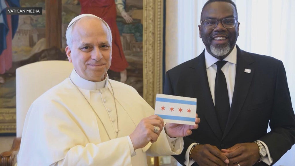 Mayor Brandon Johnson says meeting with Pope Leo XIV was conversation ...