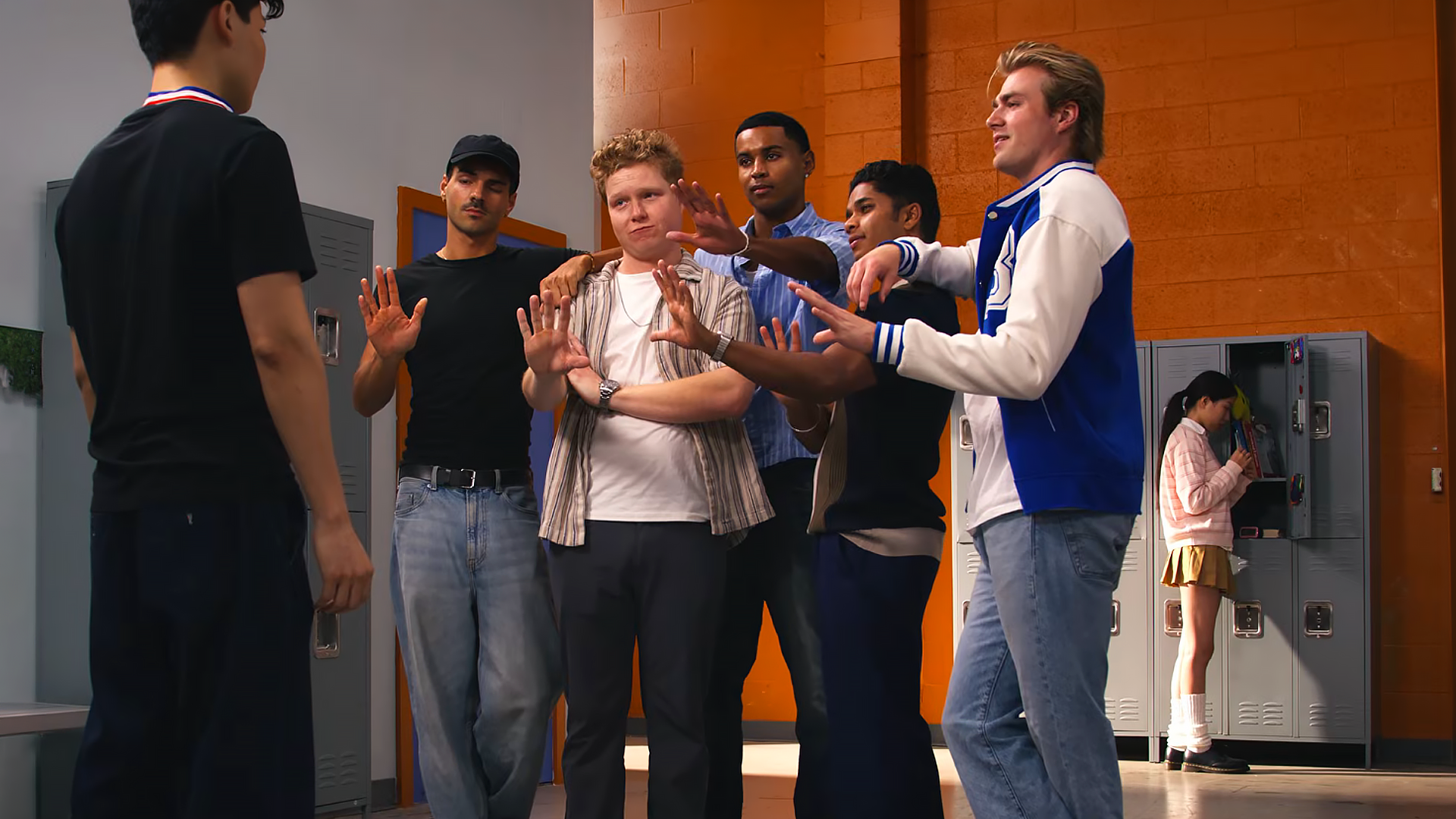 Five ex boyfriends won't let girl date
