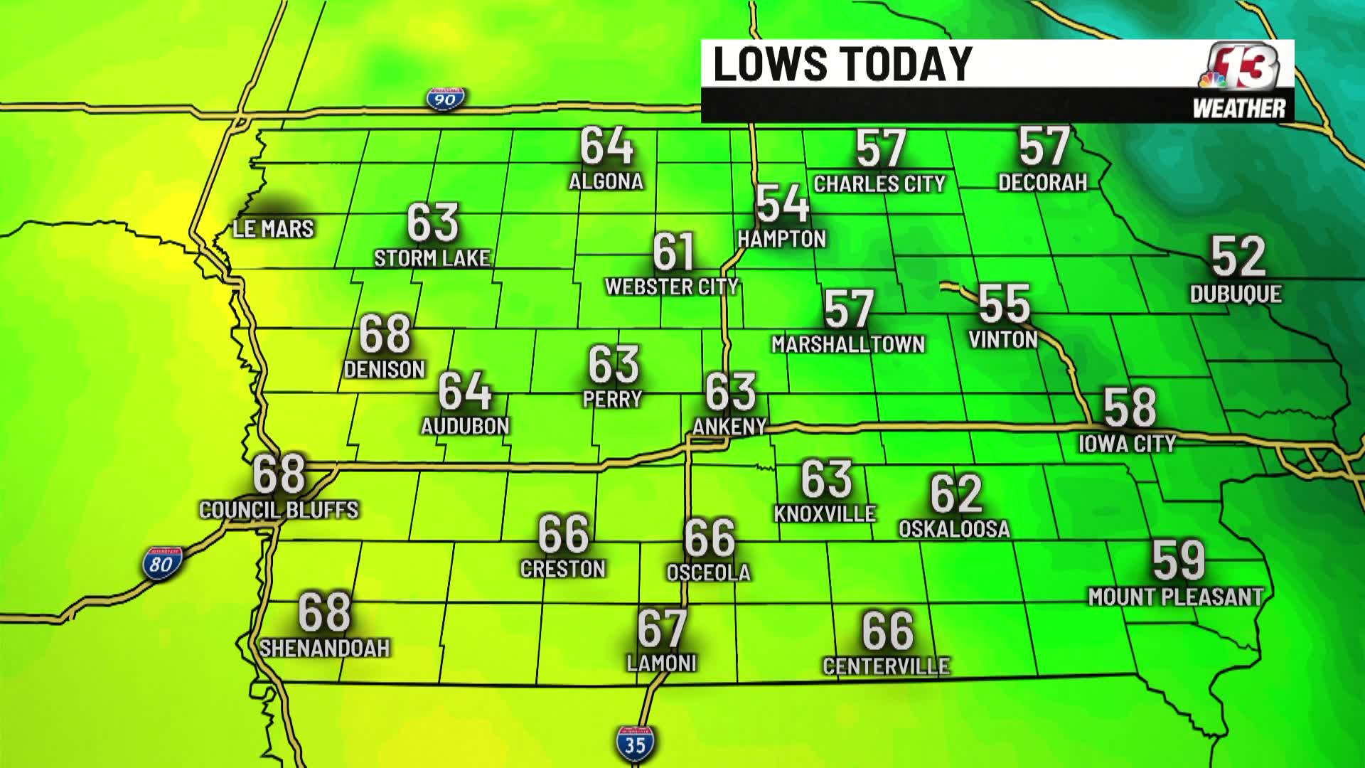 Jason Parkin's Friday forecast