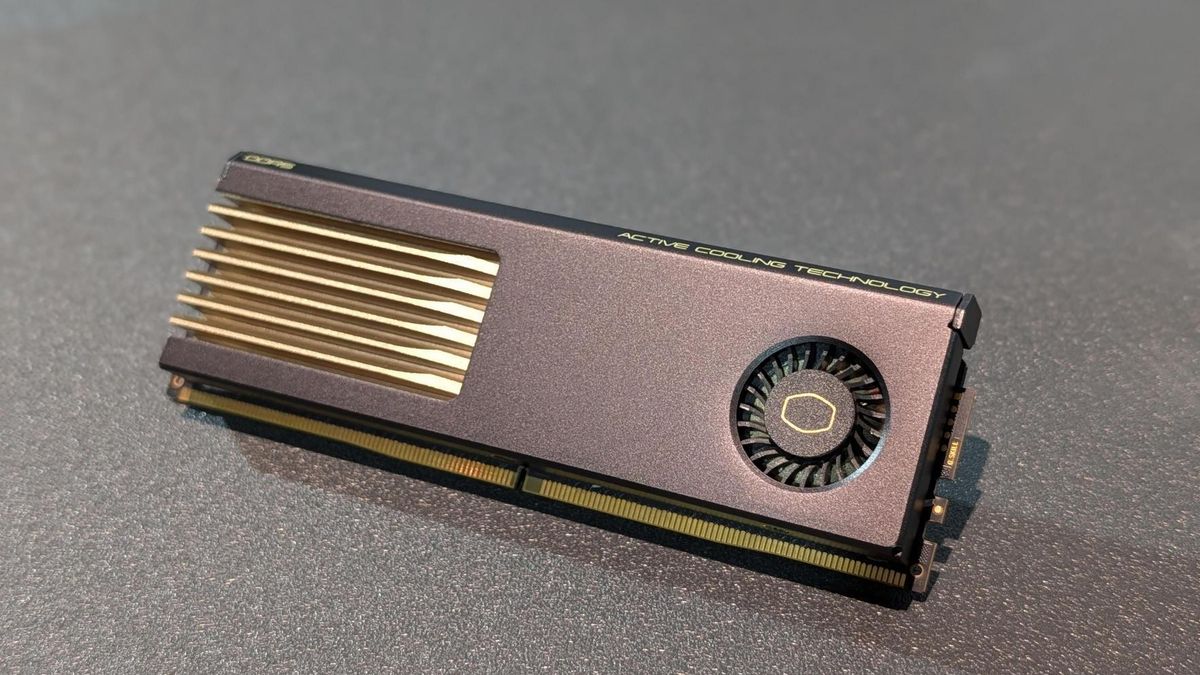 Cooler Master is bringing active cooling to DDR5 RAM, promising up to ...