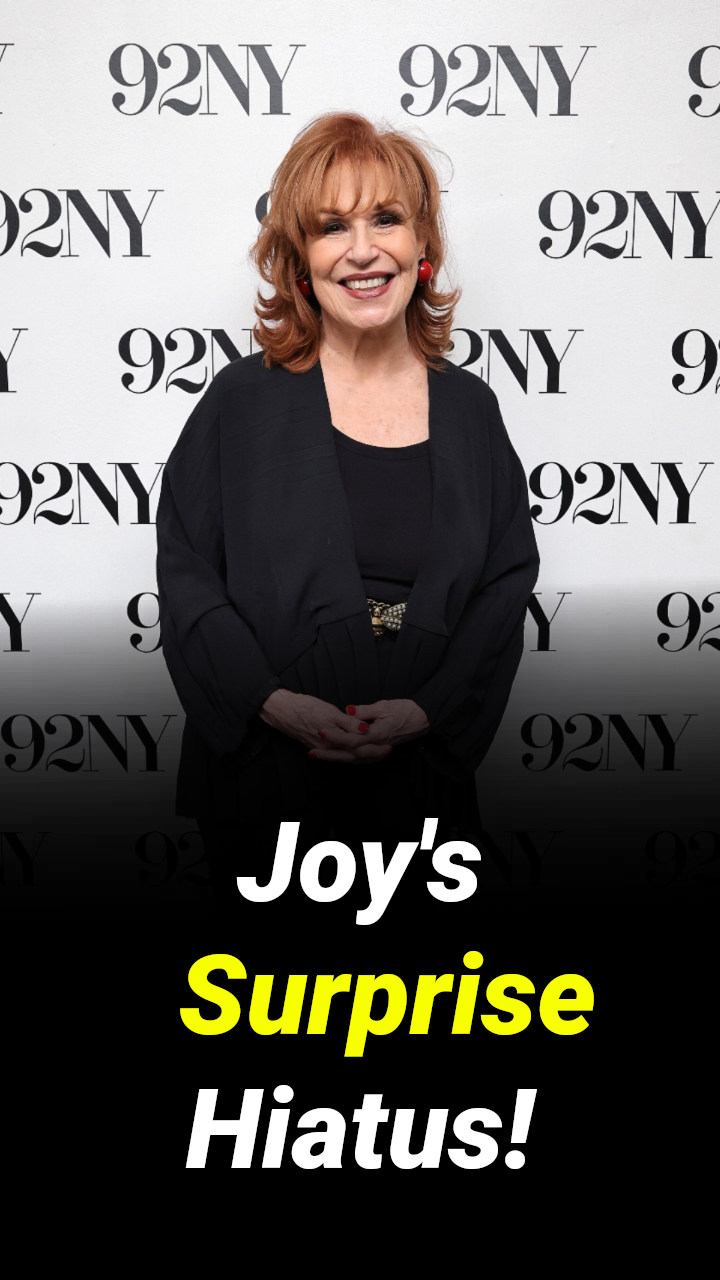 Joy Behar announces hiatus from 'The View'