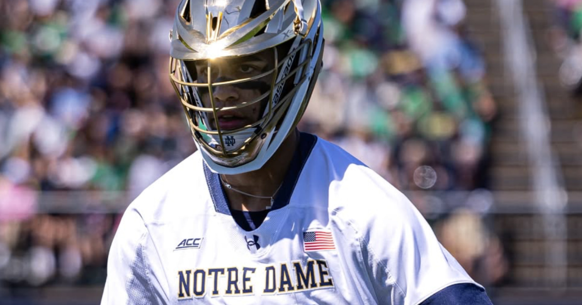 Notre Dame men’s lacrosse star Shawn Lyght becomes first defenseman ...