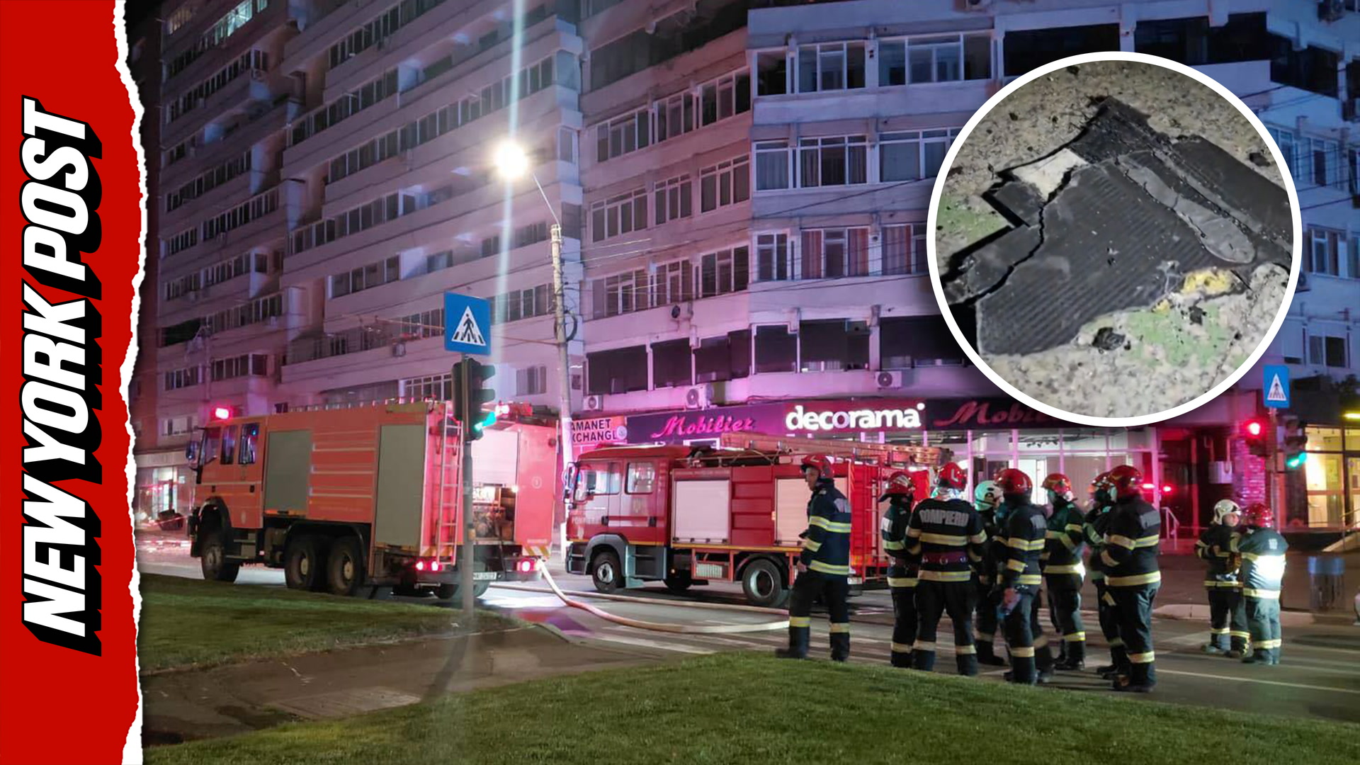 Russian drone hits apartment block in Romania during attack on Ukraine