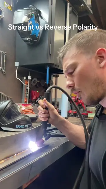 Straight vs reverse polarity welding explained