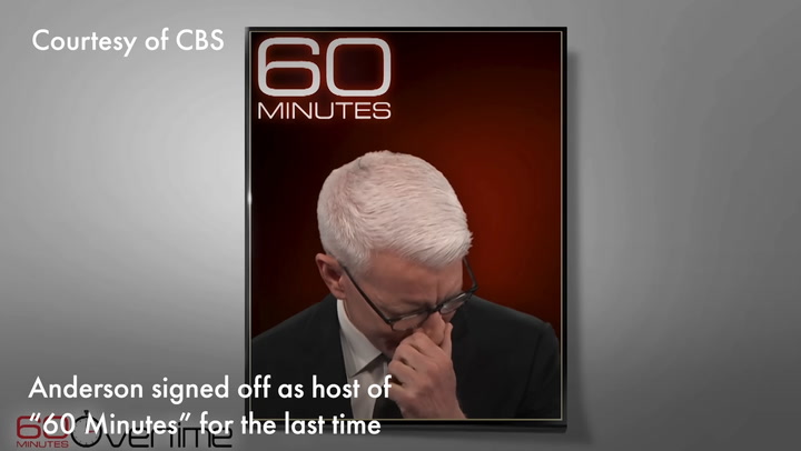 Watch: Anderson Cooper's final 60 Minutes sign-off