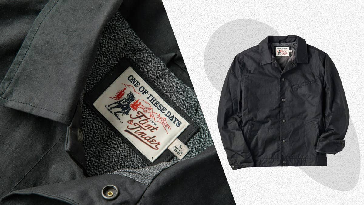Huckberry is selling its limited edition embroidered waxed jacket for ...