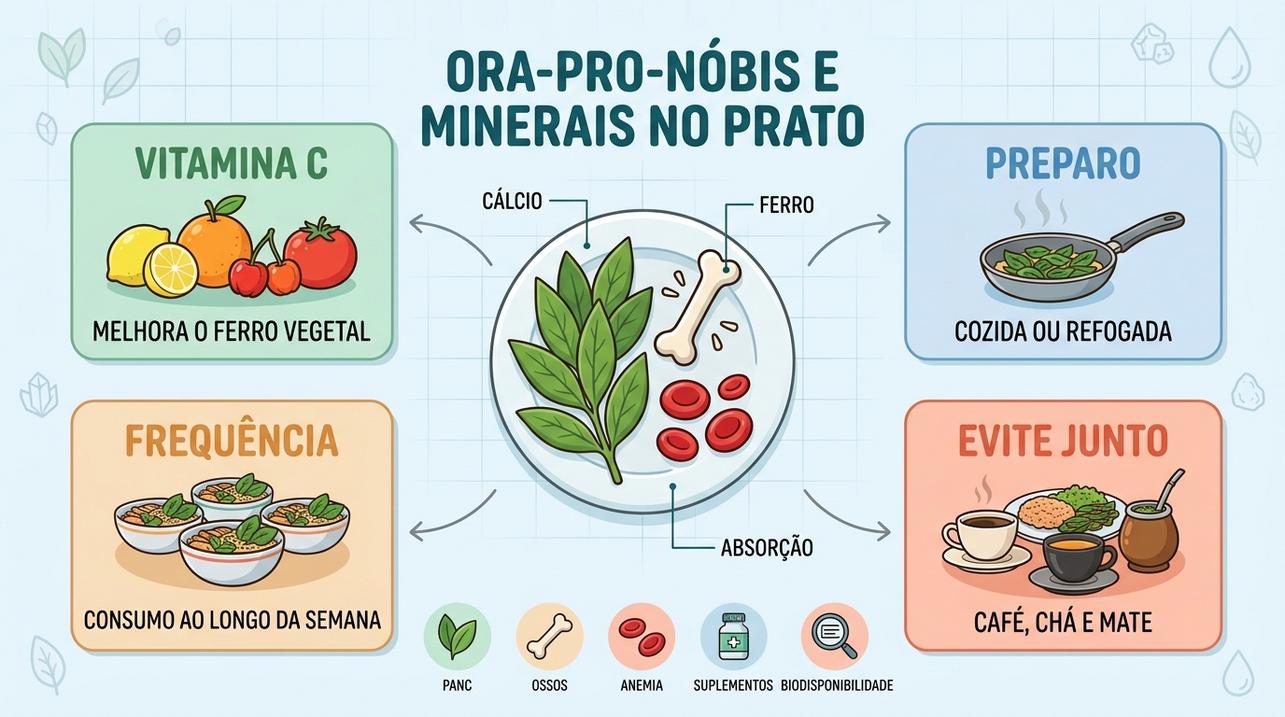 Segundo especialistas, a folha de uma PANC comum oferece mais cálcio e ...