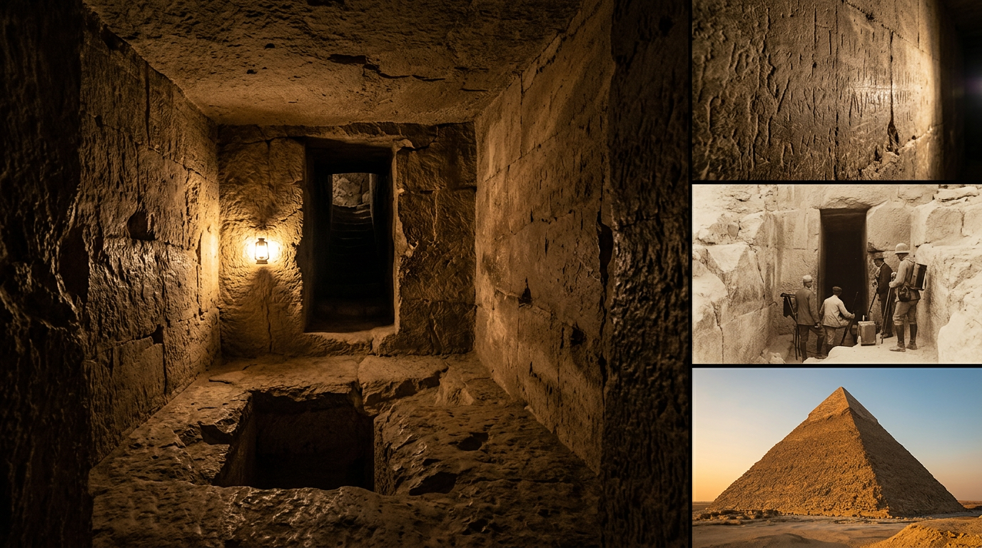 The strange 1905 graffiti hidden in the Great Pyramid