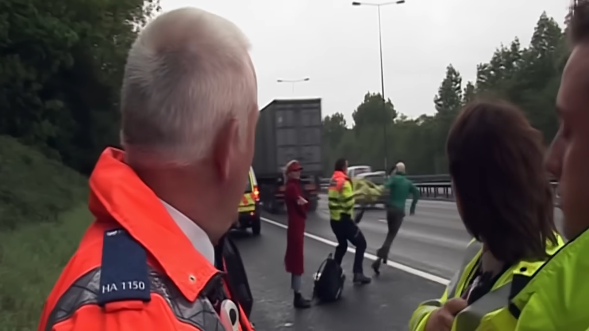 50 mph truck hits her on the motorway – then her twin runs into traffic too