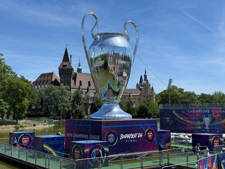 Atmosphere builds in Budapest as fans get ready for Champions League final