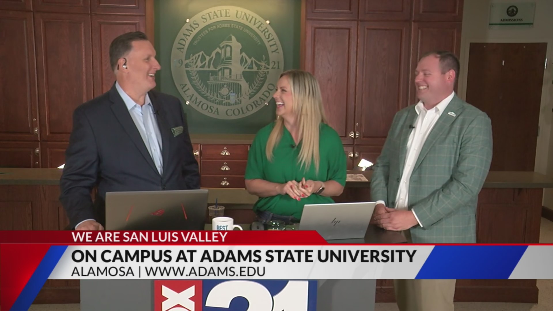 On campus at Adams State University