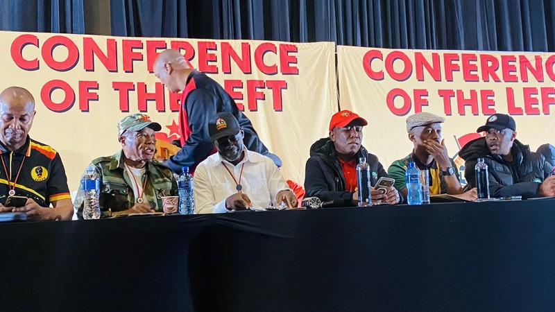 Political leaders gather at the SACP 'Conference of the Left' in Boksburg
