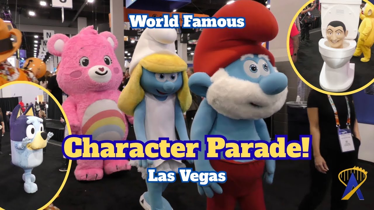 World famous character parade from Licensing Expo 2026 - Las Vegas