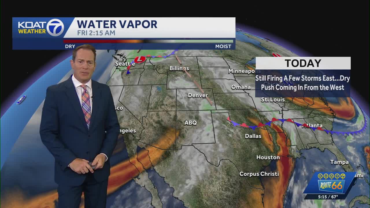 Watching eastern New Mexico for severe storms while we monitor the west ...
