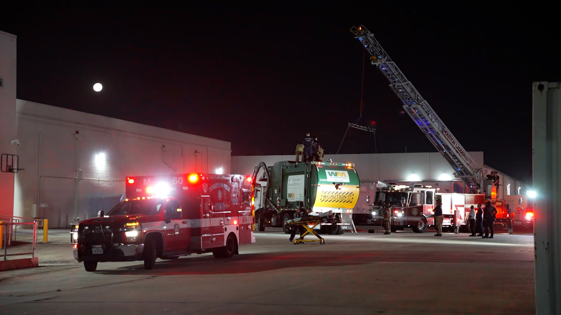 HFD update: Man rescued after getting stuck in back of garbage truck in ...