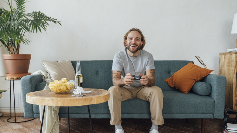 The decorative solution to visible game consoles is a simple DIY away
