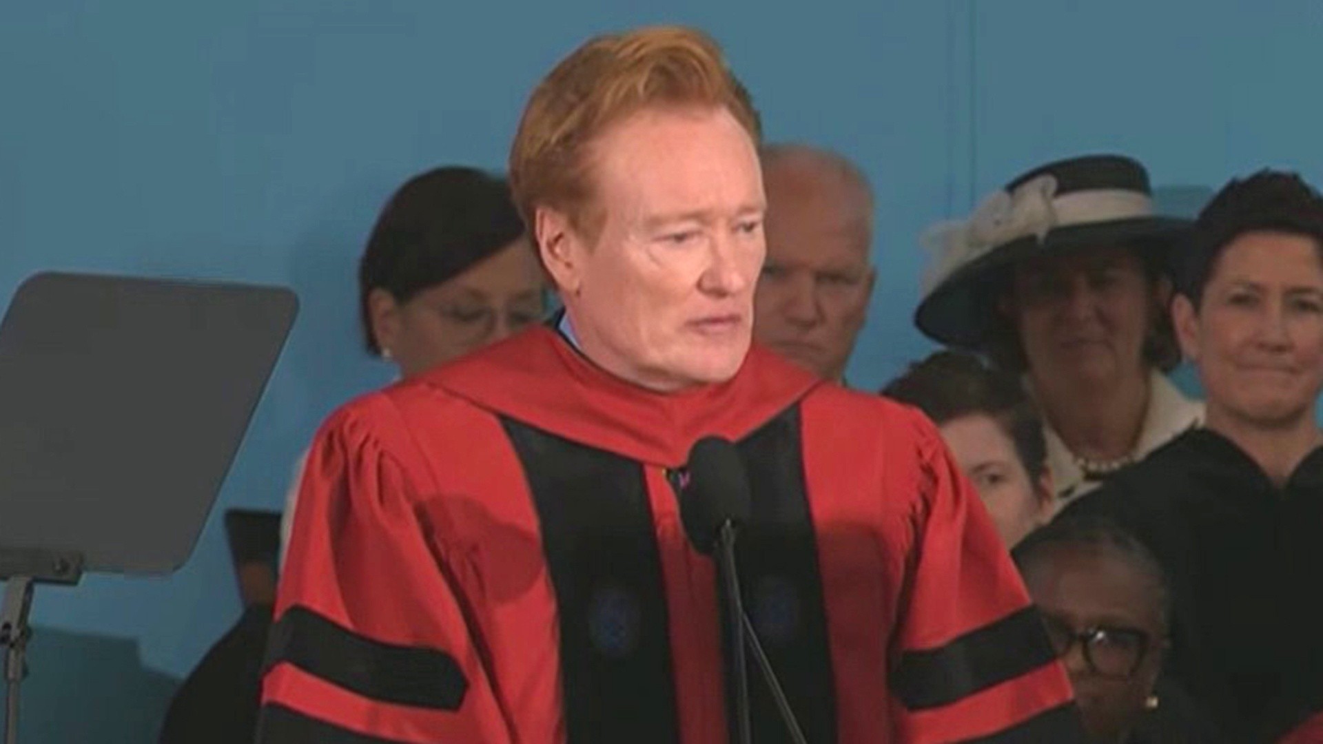 Conan O'Brien delivers commencement speech at Harvard
