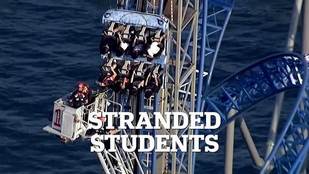 Rollercoaster riders left stranded 100ft above ground in Texas