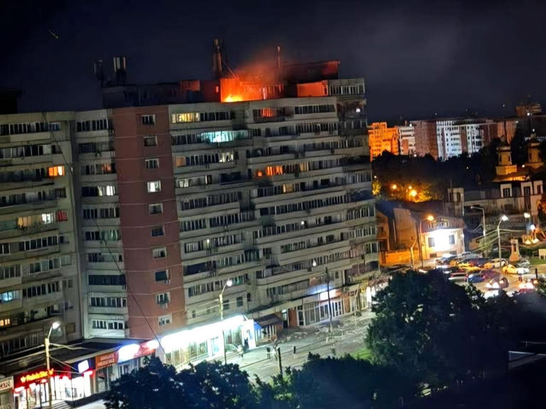 Russian drone hits Romanian apartment building near Ukraine border ...