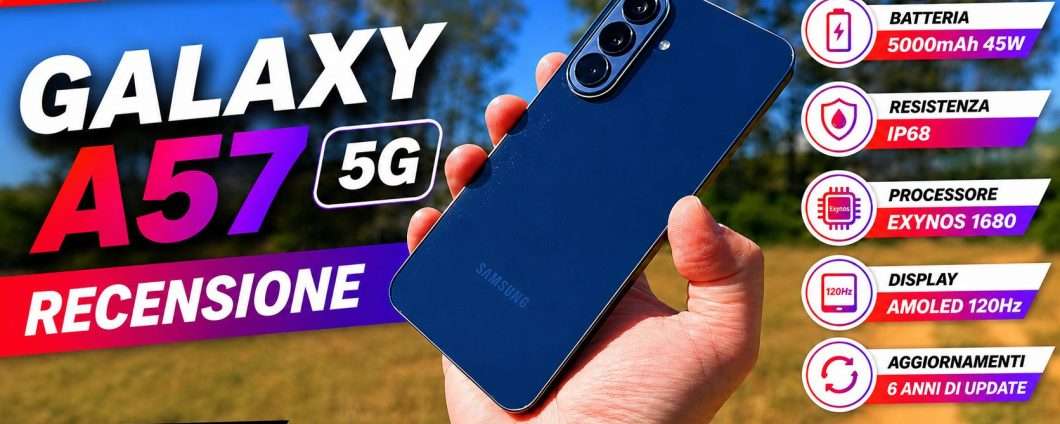 Samsung Galaxy A57 5G: l’equilibrio giusto nella fascia media | Recensione