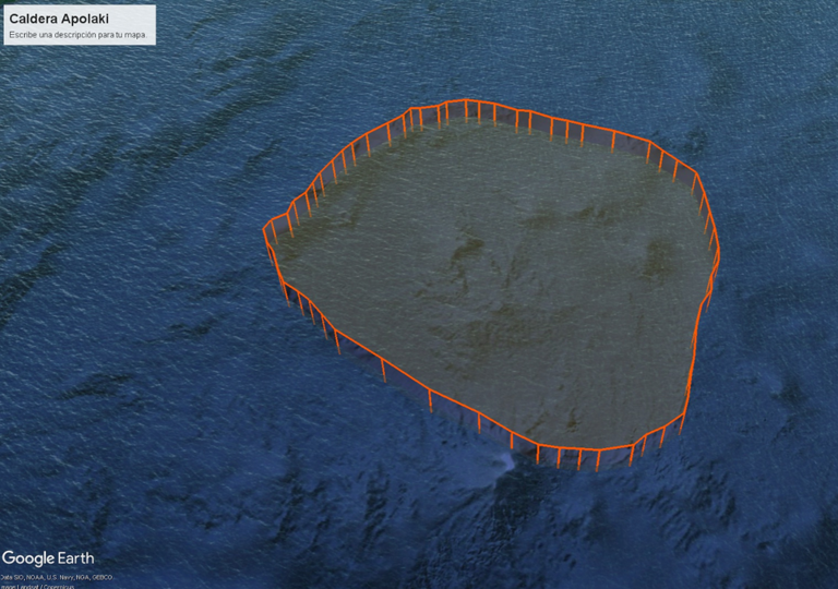 Hay una gigantesca caldera volcánica escondida bajo el océano que mide ...