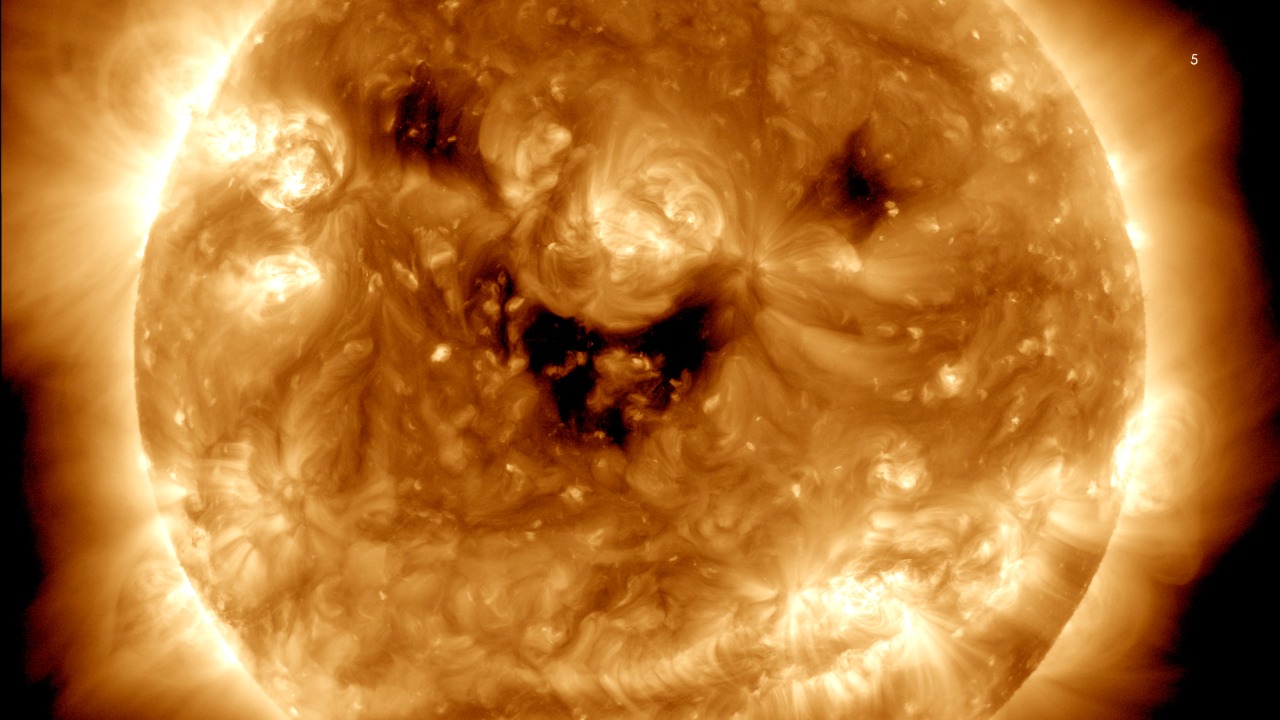 A coronal hole high-speed stream is set to push Earth’s magnetic field ...