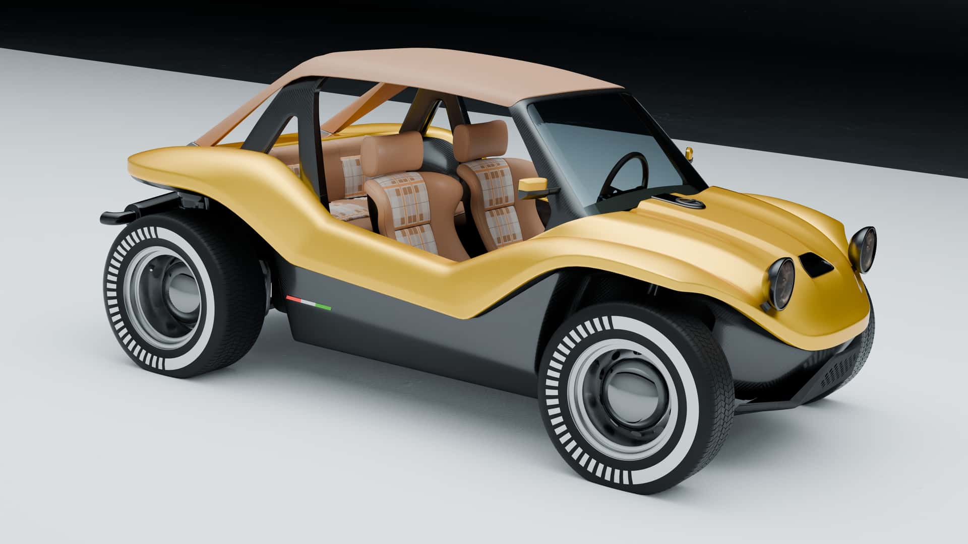 El buggy italiano apuesta por la conducción analógica