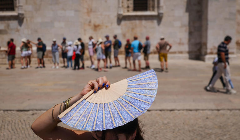 Portugal swelters in dangerous temperatures as record-breaking heatwave ...