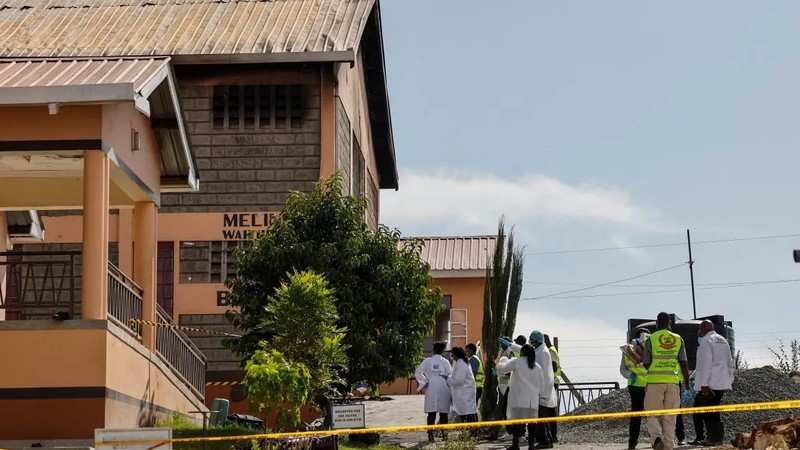 Eight students arrested over suspected arson attack at Kenyan girls' school