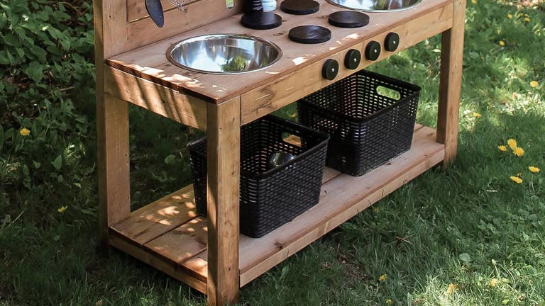 7 mud kitchen ideas for magical backyard fun