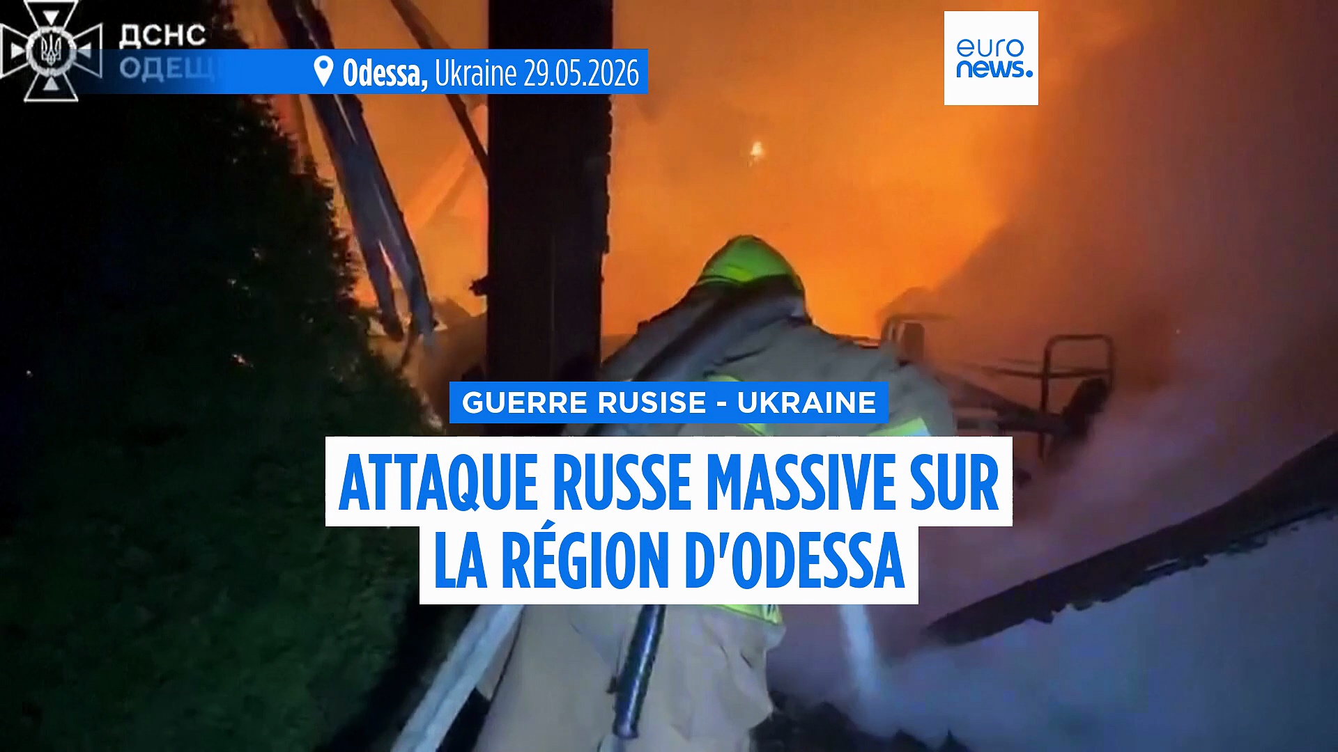 Attaque russe massive dans la région d’Odessa, des milliers de foyers ...