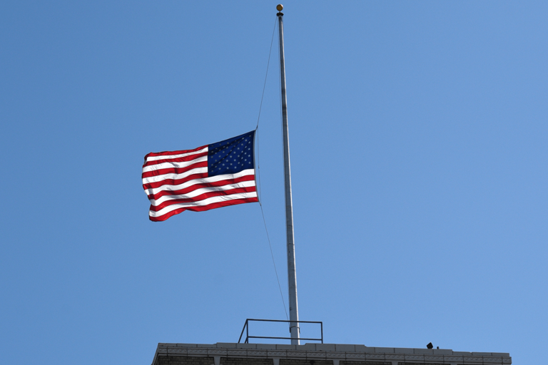 US flags ordered to fly at half-staff in two states this weekend