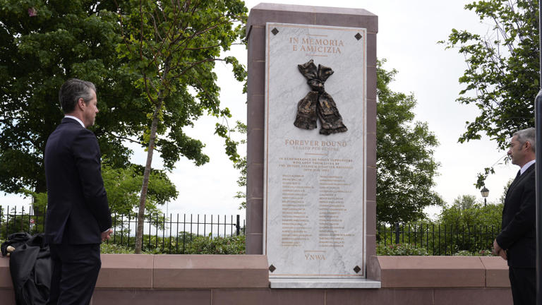 Liverpool unveil new memorial to remember the 39 victims of Heysel disaster