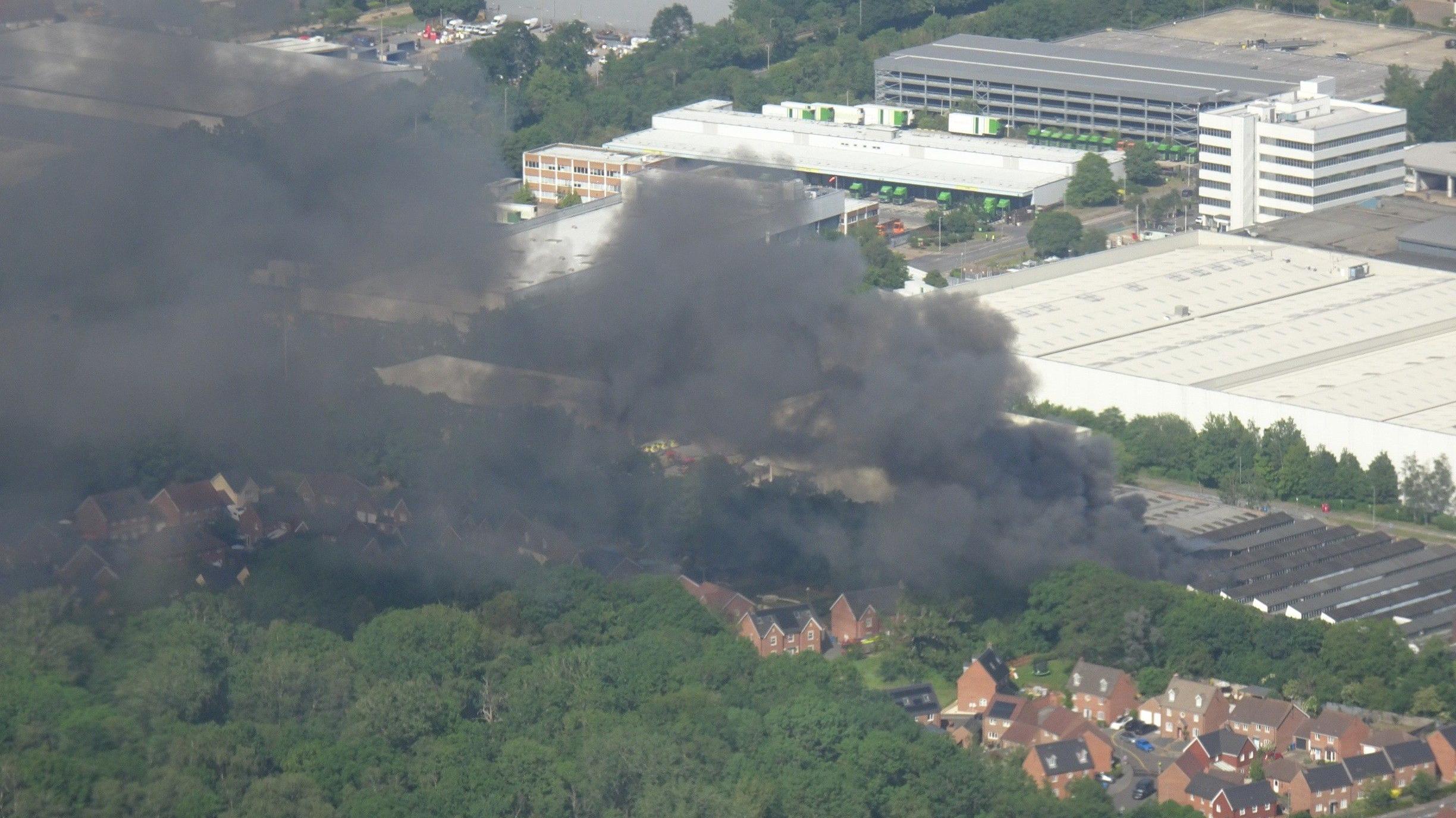 Environmental risks assessed after art factory fire
