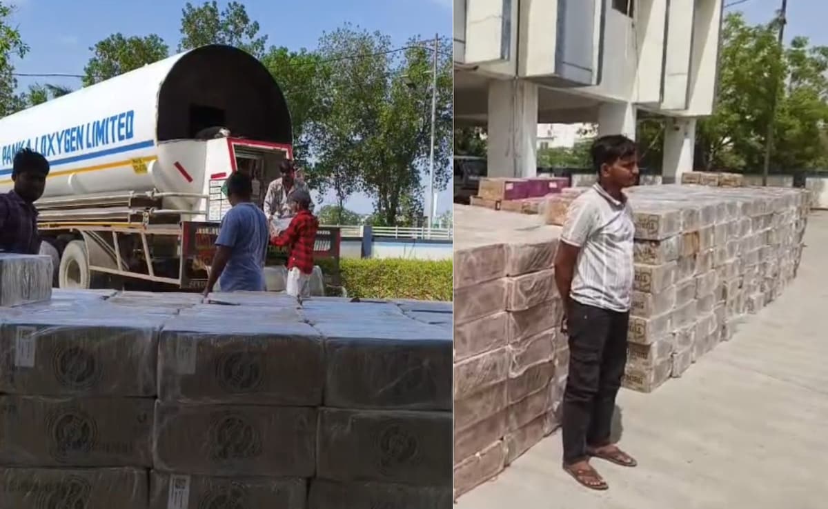 Liquor hidden in oxygen tanker, Gujarat cops seize alcohol worth Rs 64 lakh