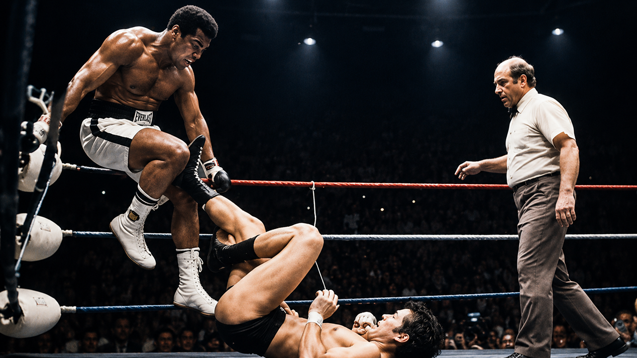 Muhammad Ali vs Antonio Inoki explained, the bizarre rules, leg kicks ...