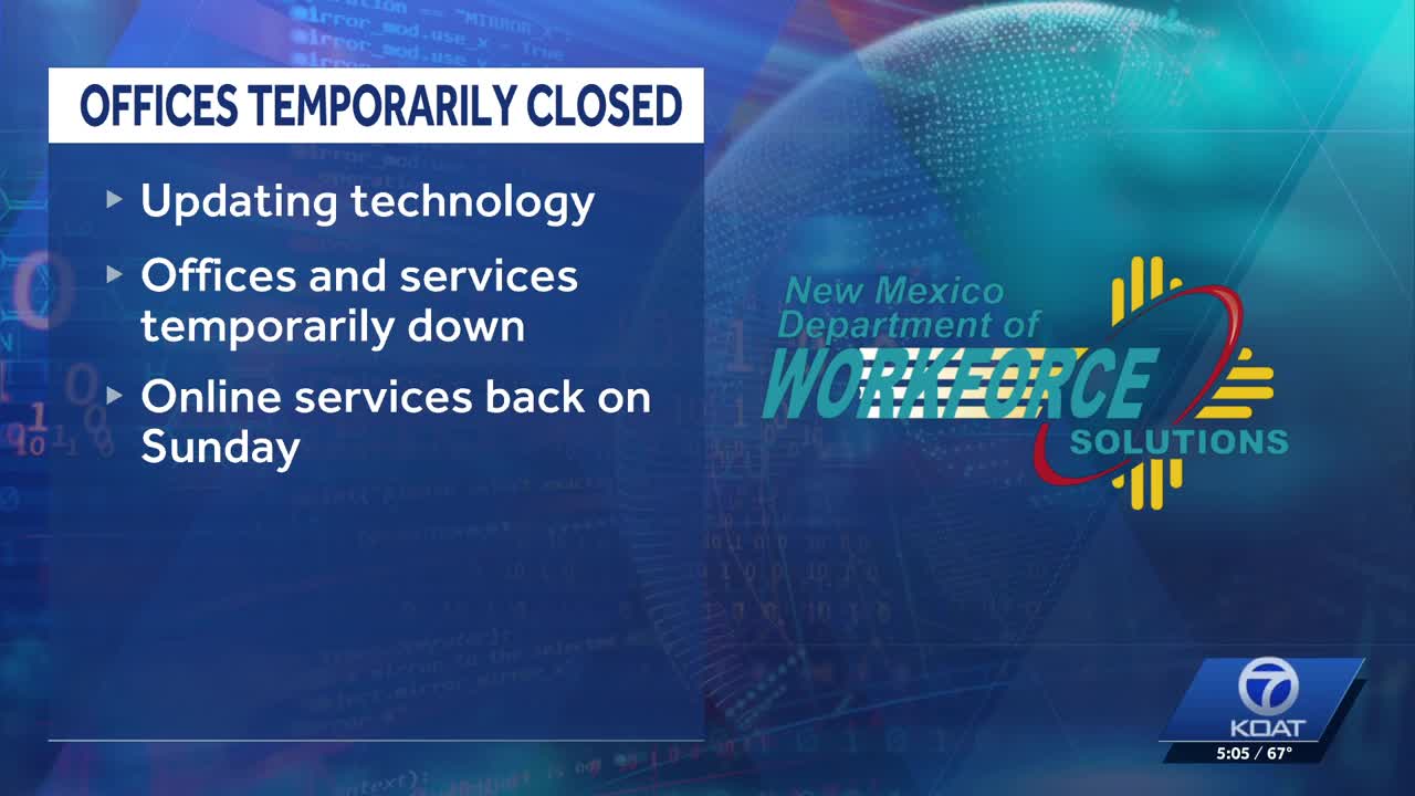 Workforce Solutions offices and services closed Friday