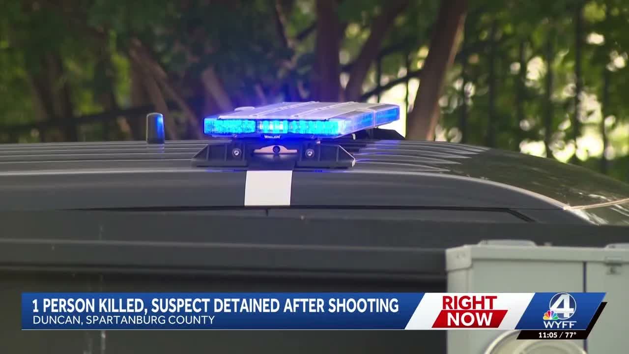 1 dead, 1 detained after shooting at Duncan apartments