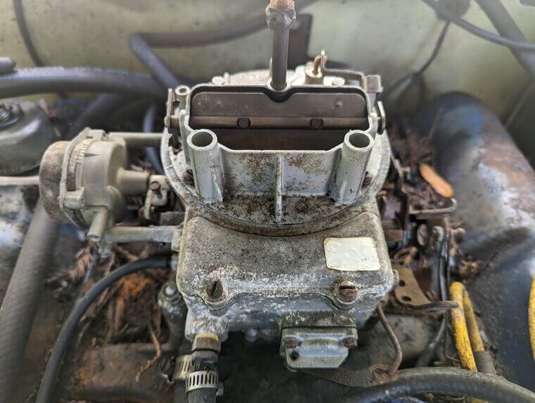 Old car parts sitting on a shelf that collectors are hunting for