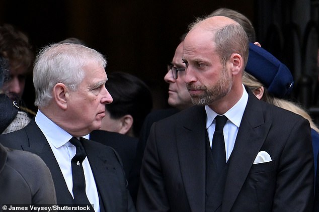 Report: Prince William 'calls the shots' and pushed for Andrew's exile