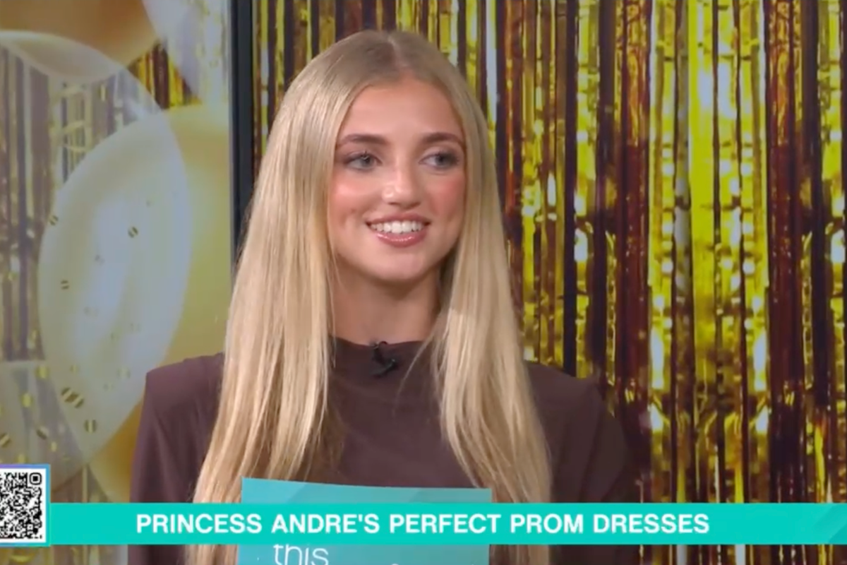 Princess Andre makes This Morning presenting debut at 18
