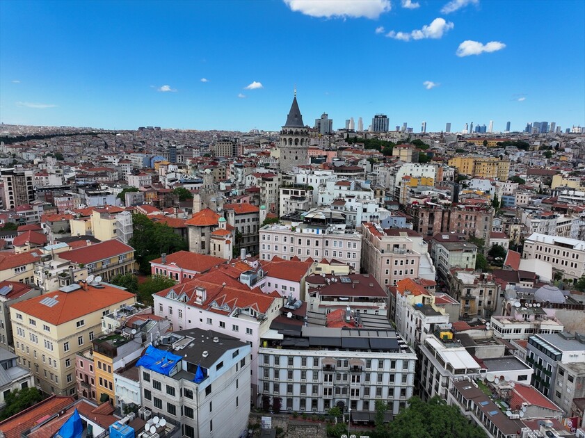 İstanbul’un Fethi'nin 573. yıl dönümünde kentin güzelliği havadan ...